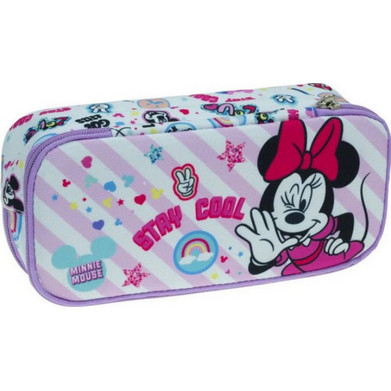 Gim Minnie Go Lucky 22 Κασετίνα Λευκή Ροζ 340-41144 | BestPrice.gr