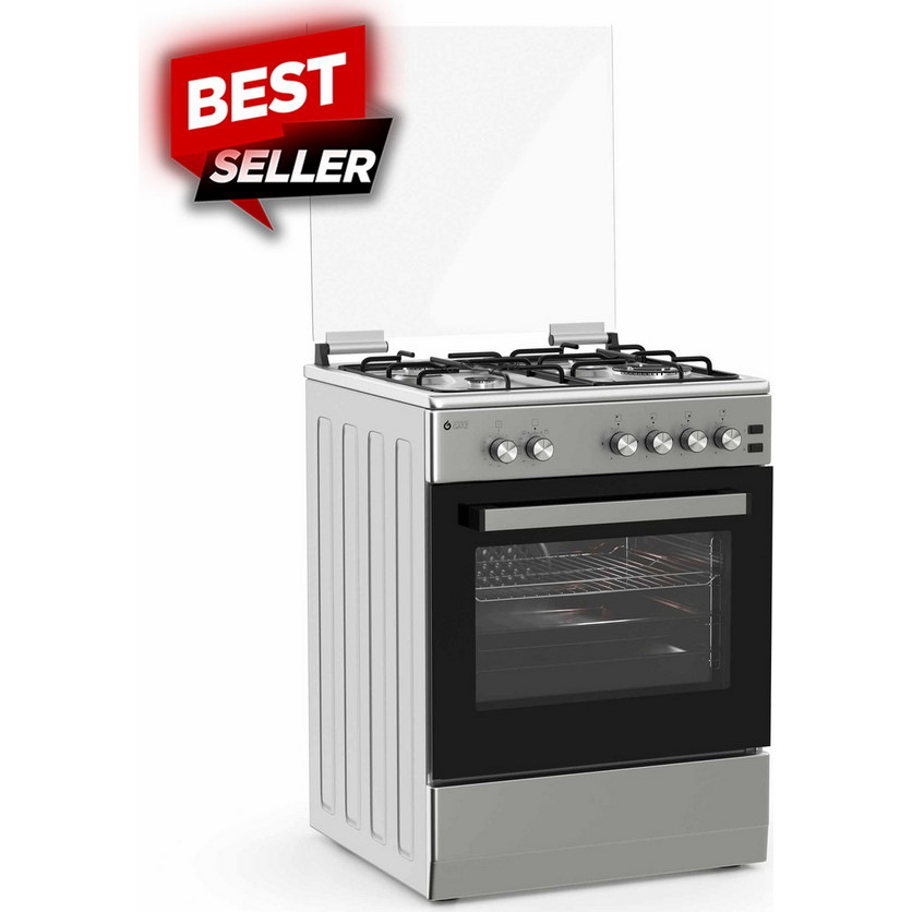 Thermogatz TGS 6021 IX Κουζίνα Αερίου 49lt με Εστίες Αερίου 60cm ...