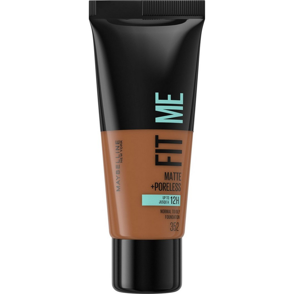 Maybelline Fit Me Matte & Poreless 352 Truffle Liquid Foundation 30ml ...