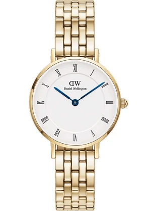 Daniel Wellington Petite Γυναικείο Ρολόι με Μεταλλικό Μπρασελέ ...