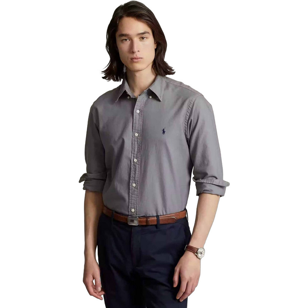 Polo Ralph Lauren Ανδρικό Πουκάμισο Βαμβακερό Μακρυμάνικο Κανονική ...