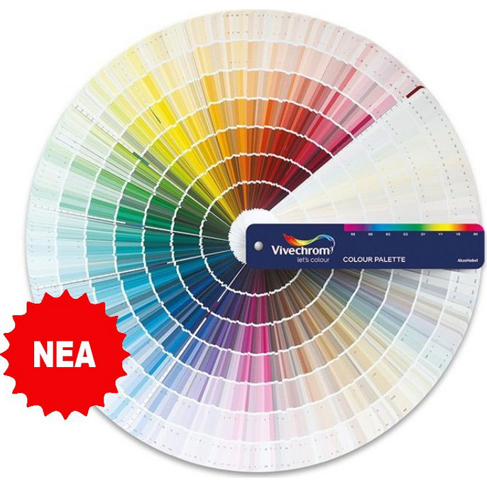 Vivechrom χρωματολόγιο βεντάλια Colour Palette Bestprice Gr
