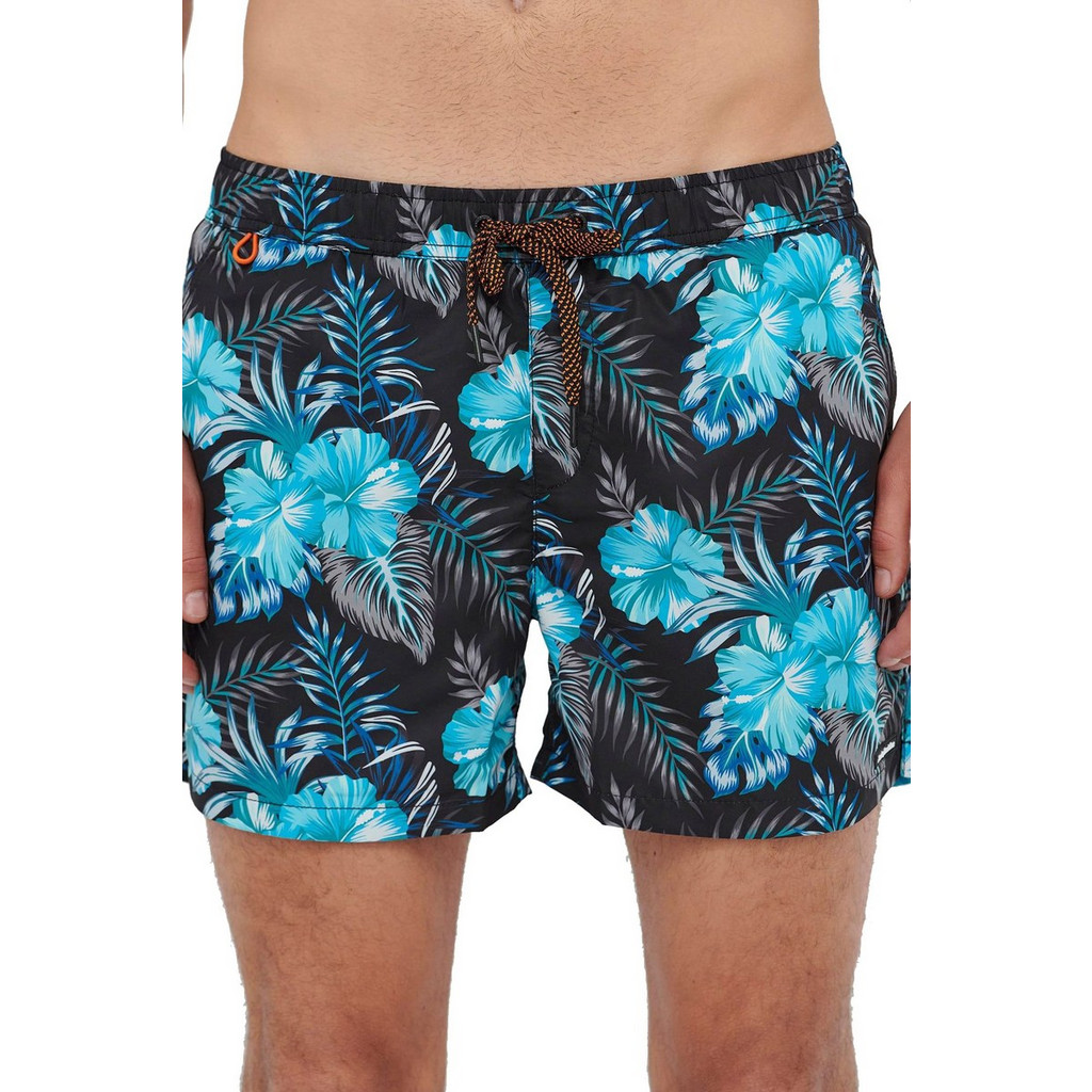 Funky Buddha Ανδρικό Μαγιό Σορτς Floral Μαύρο FBM005-053-16 | BestPrice.gr