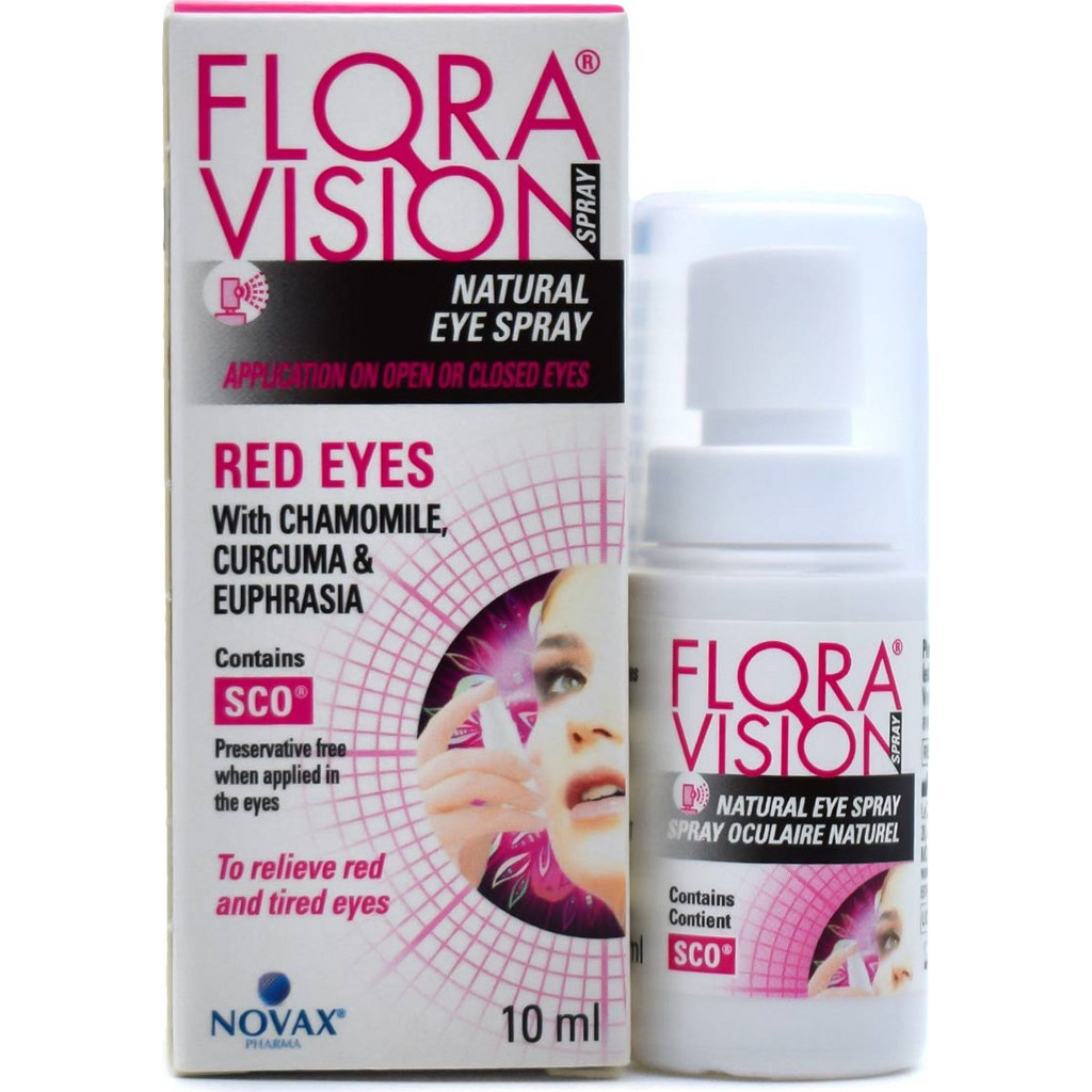 Novax Pharma Flora Vision Red Eyes Spray 10ml | BestPrice.gr
