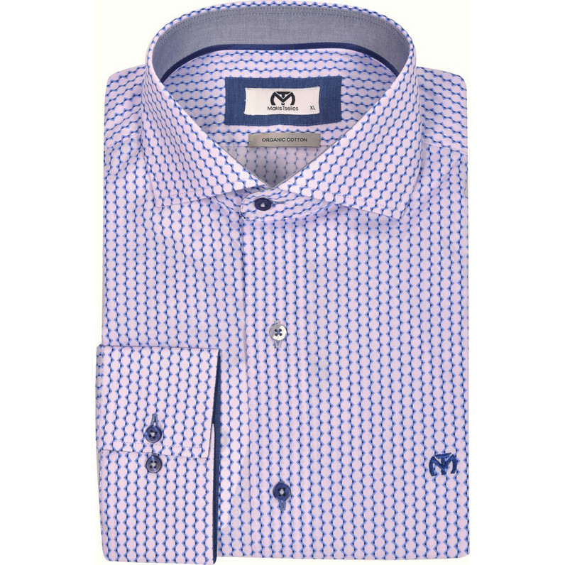 Makis Tselios Ανδρικό Πουκάμισο Βαμβακερό Μακρυμάνικο Κανονική Γραμμή ...