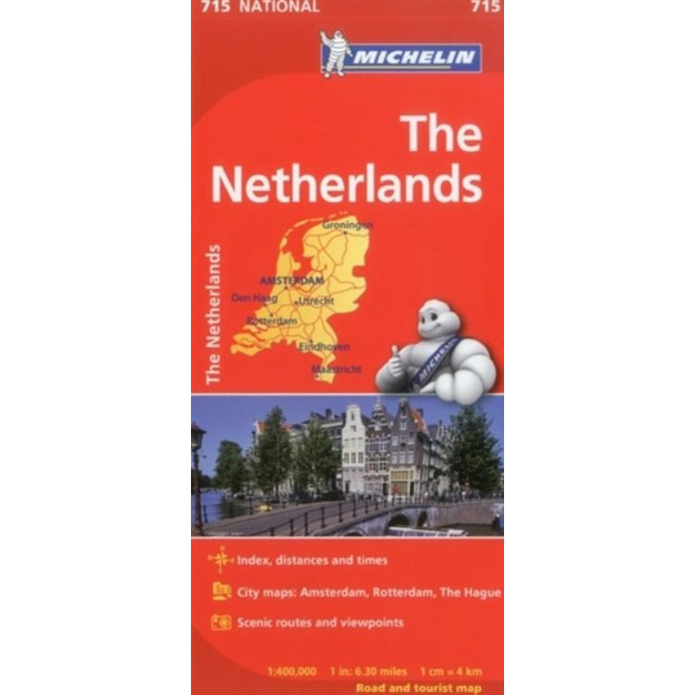 Netherlands - Michelin National Map 715 | BestPrice.gr