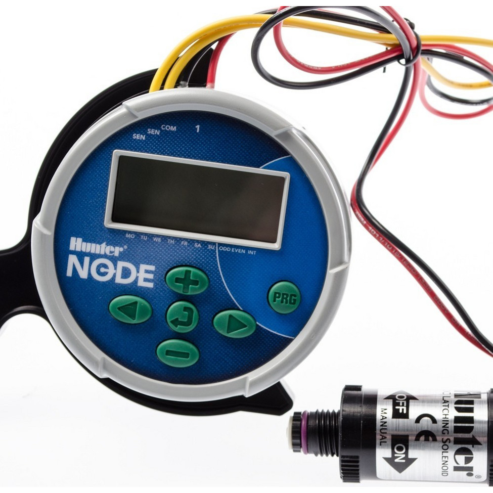 Hunter Node 200 Προγραμματιστής Ποτίσματος Μπαταρίας 2 Στάσεων ...