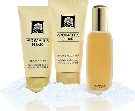 Clinique Aromatics Elixir Perfume Spray 45ml +Body Lotion 75ml + Shower ...