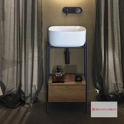 Scarabeo Laila 45 Lo-Box Έπιπλο Μπάνιου Δαπέδου MDF για Επικαθήμενο ...