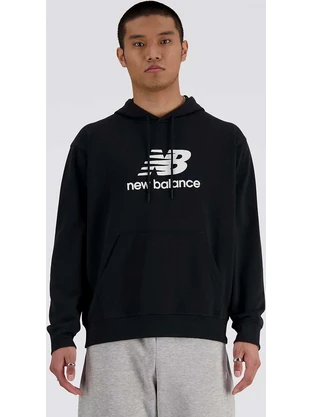 New Balance Shirt Stacked Logo Hoodie MT41501-DUS | BestPrice.gr