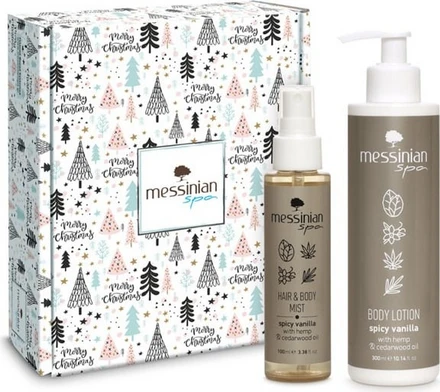 Messinian Spa Spicy Vanilla Body Milk 300ml + Hair & Body Mist 100ml ...