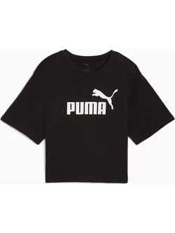 Puma Essentials Graphics Bedazzled Tee Γυναικείο Αθλητικό T-Shirt Μαύρο ...
