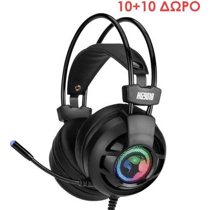 Marvo HG9018 Gaming Headset Over Ear Black 20pcs | BestPrice.gr