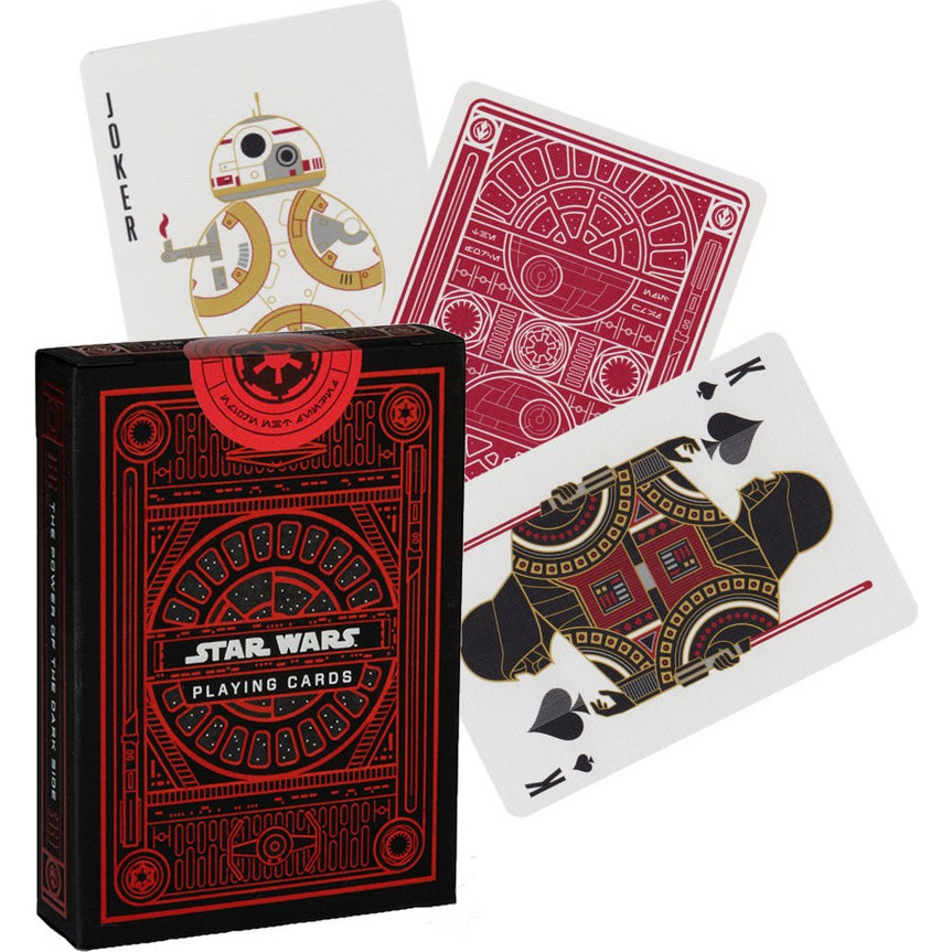 theory11 Star Wars Τράπουλα Πλαστικοποιημένη Κόκκινη 850016557018 ...