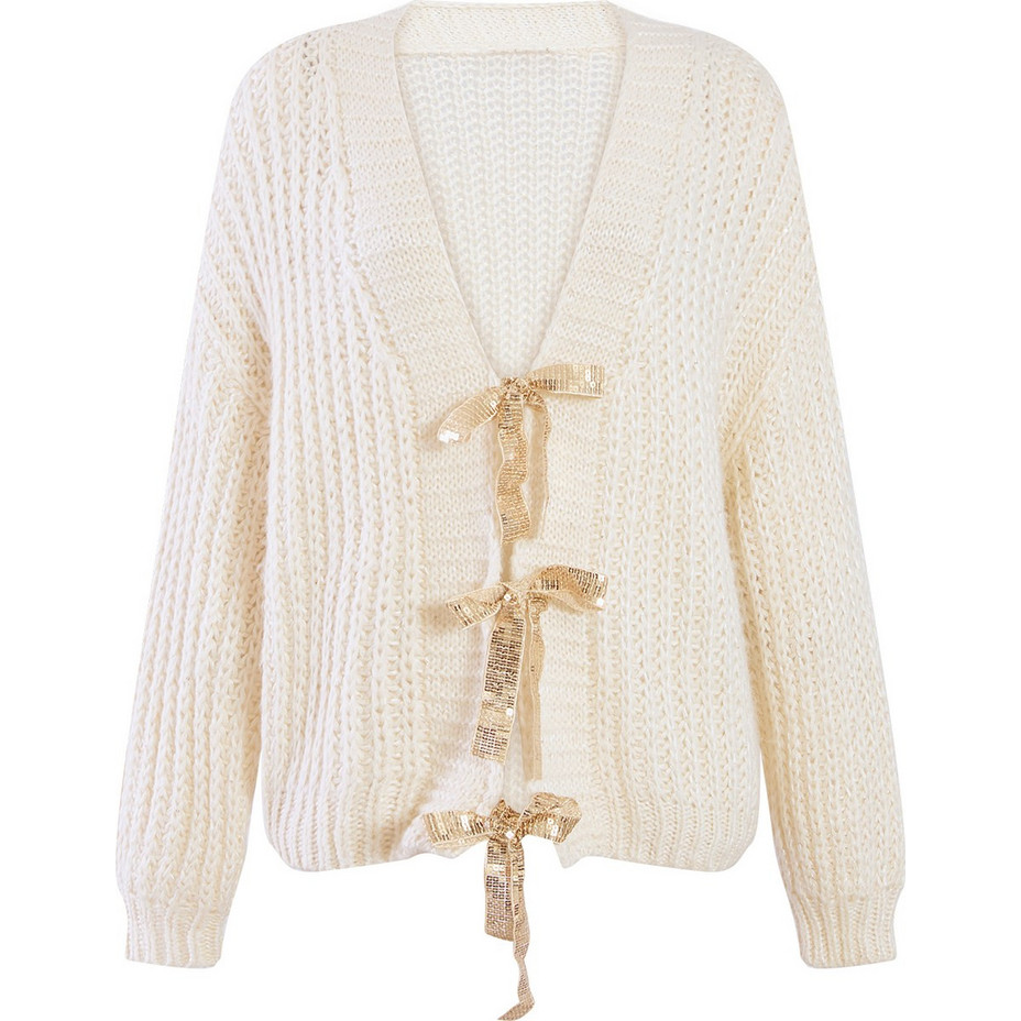 Celestino Γυναικεία Ζακέτα Πλεκτή Μακριά Εκρού SQ1515.5468 | BestPrice.gr