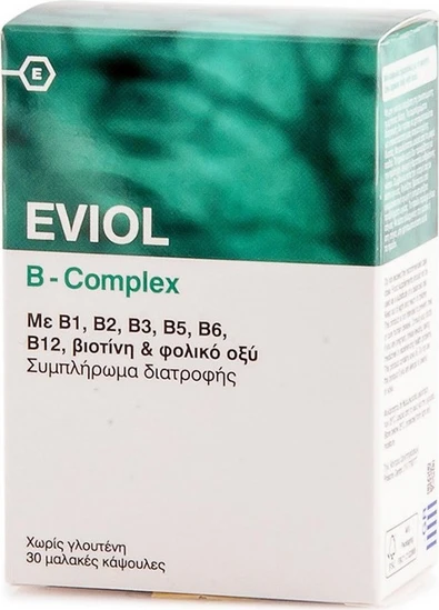 Eviol B-Complex 30 Μαλακές Κάψουλες | BestPrice.gr