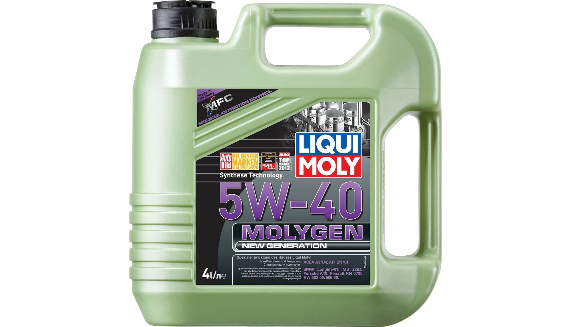 Liqui Moly Molygen New Generation Συνθετικό Λάδι Αυτοκινήτου 5W-40 4lt ...