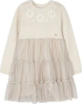 Mayoral Παιδικό Φόρεμα Μάλλινο Εκρού 13-04912-059 | BestPrice.gr