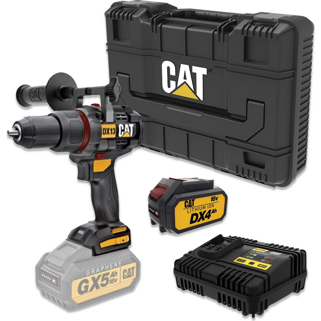 CAT DX13B 02-4099 Κρουστικό Δραπανοκατσάβιδο Μπαταρίας 1x4Ah | BestPrice.gr