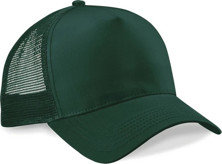 Beechfield Ανδρικό Καπέλο Jockey με Δίχτυ Snapback Υφασμάτινο Κυπαρισσί ...