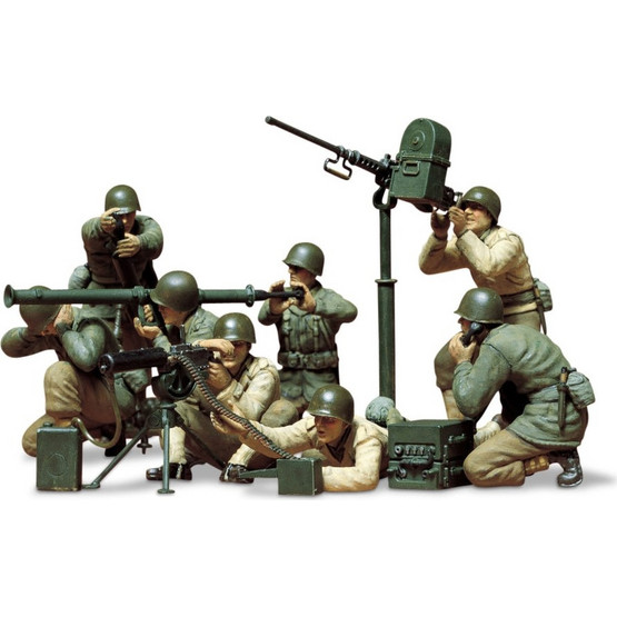 Tamiya U.S Gun & Mortar Team WWII Συναρμολογούμενες Πλαστικές Φιγούρες ...