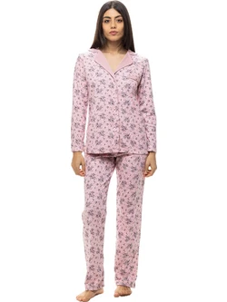 Koyote Σετ Γυναικείες Πιτζάμες Καλοκαιρινές Μαύρες Κόκκινες KG6402 ...