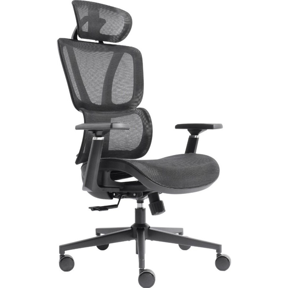 PoliHome Elite Καρέκλα Διευθυντική με Προσκέφαλο Στήριξη Μέσης Ανάκλιση ...