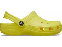 Crocs Classic Clog Παιδικά Παπούτσια Θαλάσσης για Αγόρι Lime 206990-76M ...