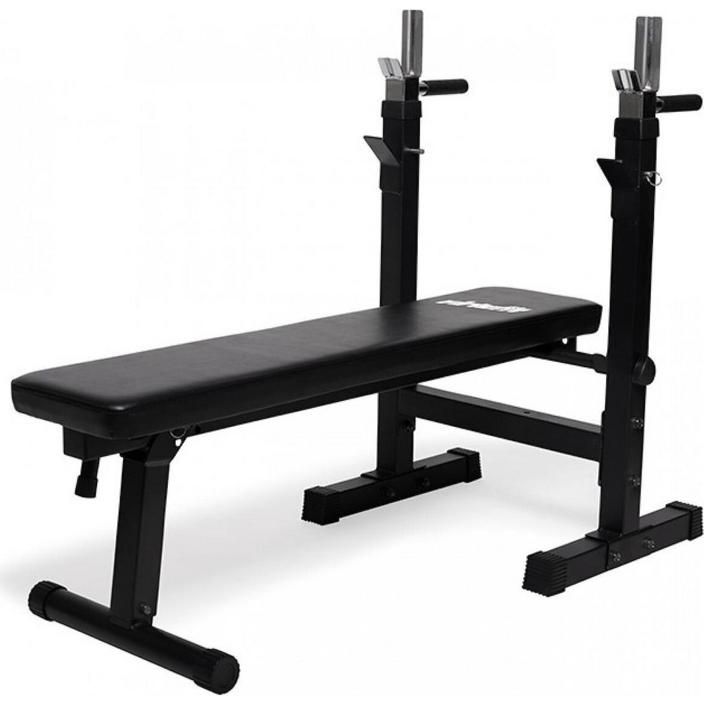 Virtufit VFB02032 Ρυθμιζόμενος Πάγκος Γυμναστικής με Ορθοστάτες ...