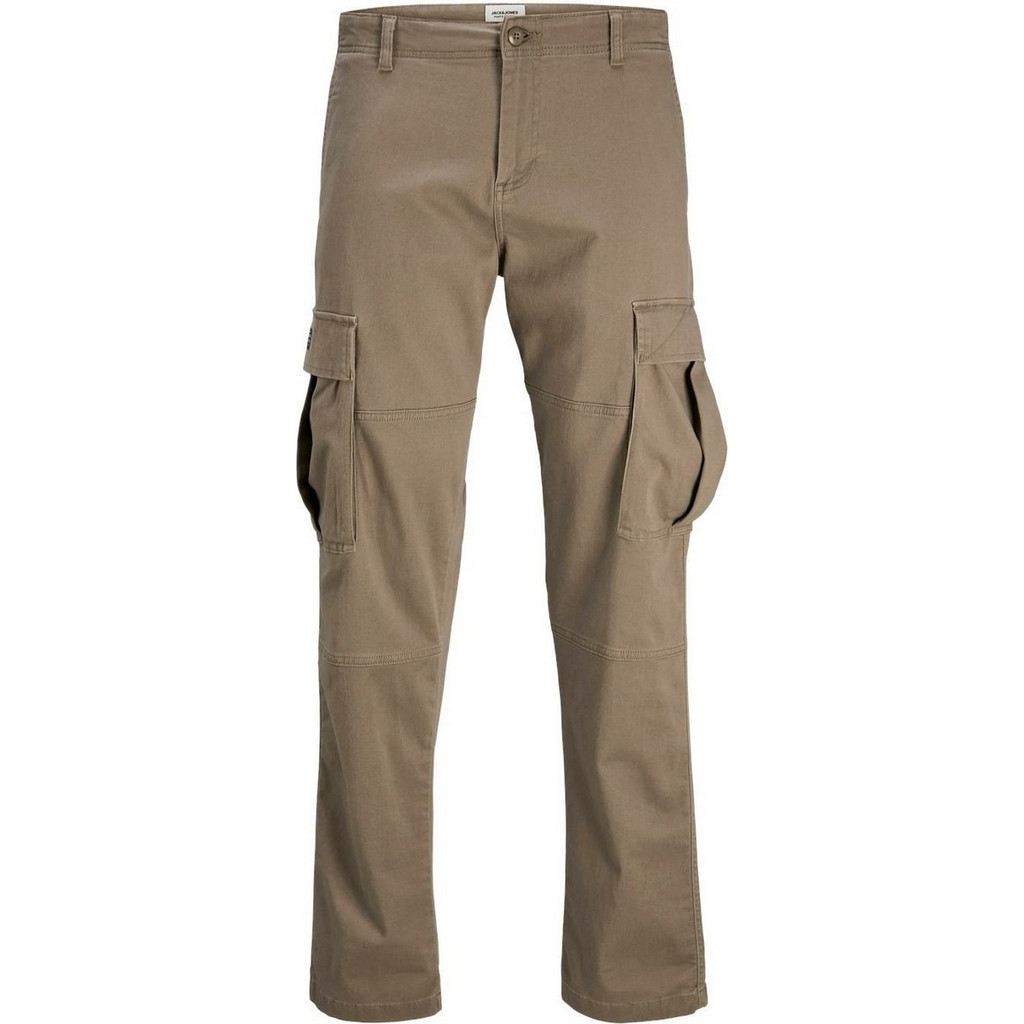 Jack & Jones Ανδρικό Παντελόνι Cargo Ελαστικό Κανονική Εφαρμογή Ταμπά ...