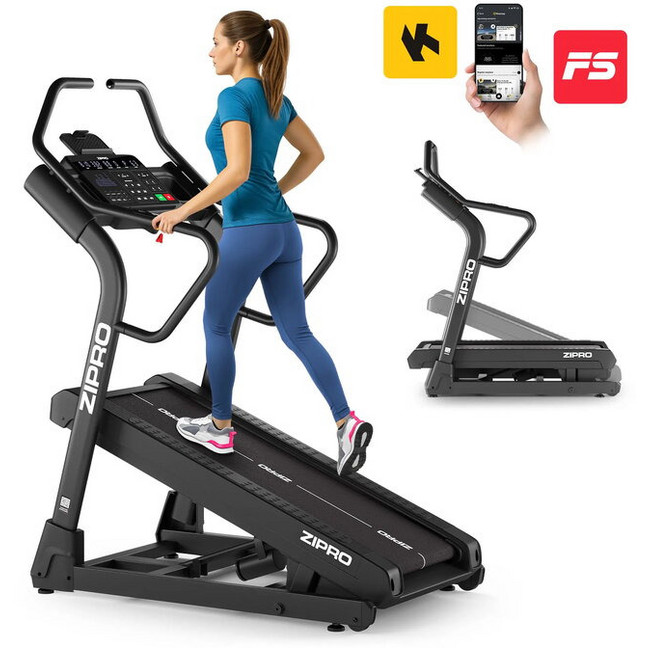 Zipro Shred Ηλεκτρικός Αναδιπλούμενος Διάδρομος Τρεξίματος 3hp έως ...