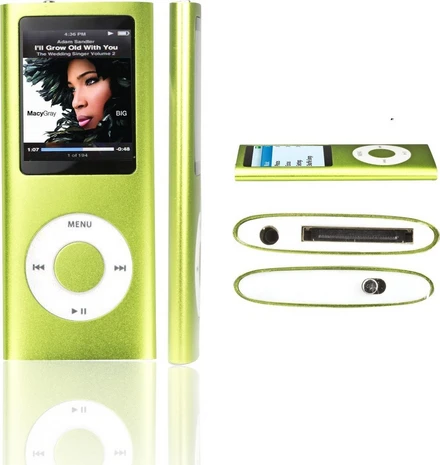 MP4-418 MP4 Player 8GB με Οθόνη 1.8" με Ραδιόφωνο Lime | BestPrice.gr