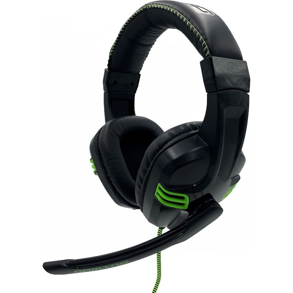 Media-Tech Cobra Pro Outbreak Gaming Headset Over Ear Black Green ...