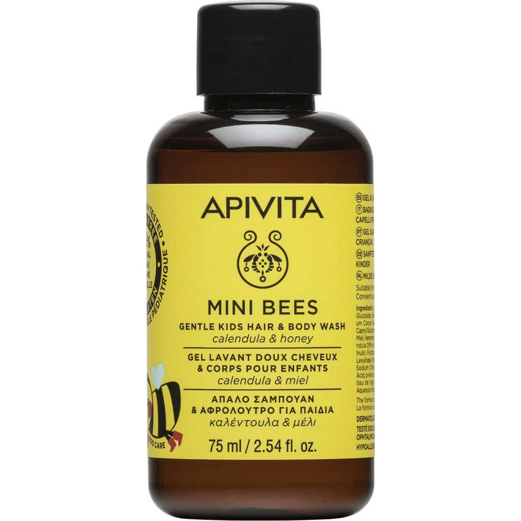 Apivita Mini Bees Calendula & Honey Gentle Kids Hair Παιδικό Φυτικό ...