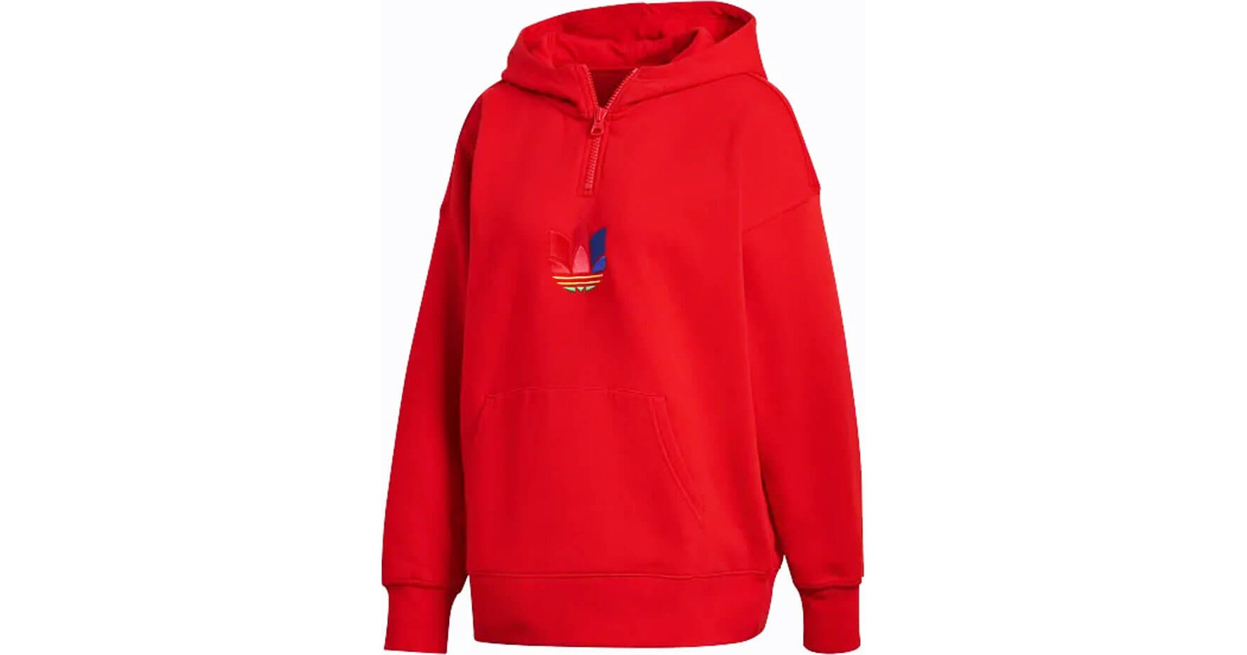 Adidas Adicolor 3D Trefoil Half-Zip Hoodie GD2247 | BestPrice.gr
