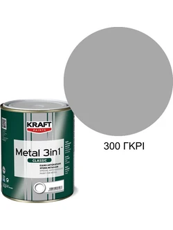 Kraft Paints Metal 3 in 1 Classic Αντισκωριακό Διαλύτου Μετάλλου 322 ...