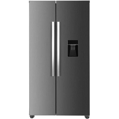 Finlux SBS-440DIX Ψυγείο Ντουλάπα 436lt No Frost Υ177xΠ90xΒ59cm Inox