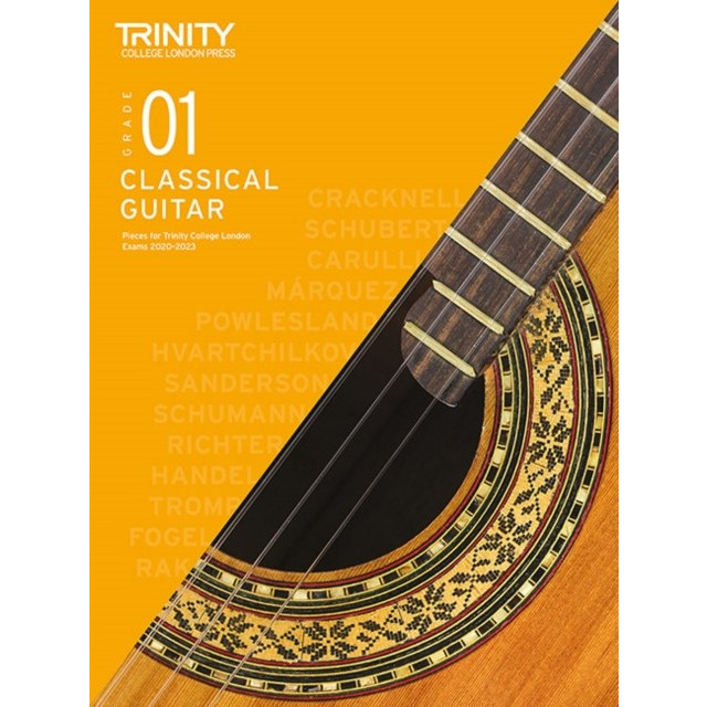 Trinity College London Classical Guitar Exam Pieces From 2020: Grade 1 ...