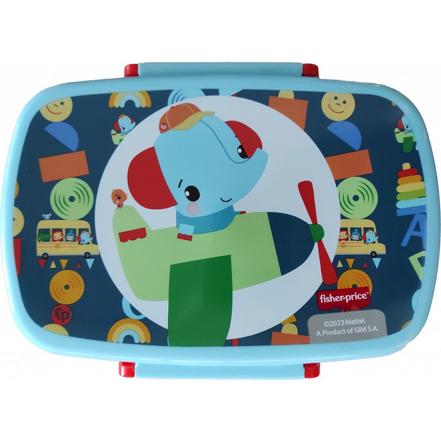 Gim Fisher-Price Airplane Πλαστικό Παιδικό Δοχείο Φαγητού Πολύχρωμο ...