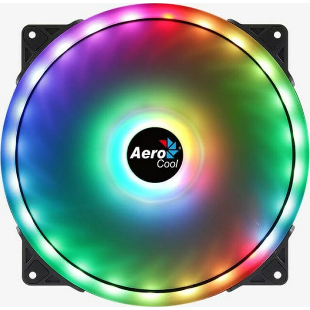 Aerocool Duo Case Fan 200mm RGB με Σύνδεση 6-Pin | BestPrice.gr