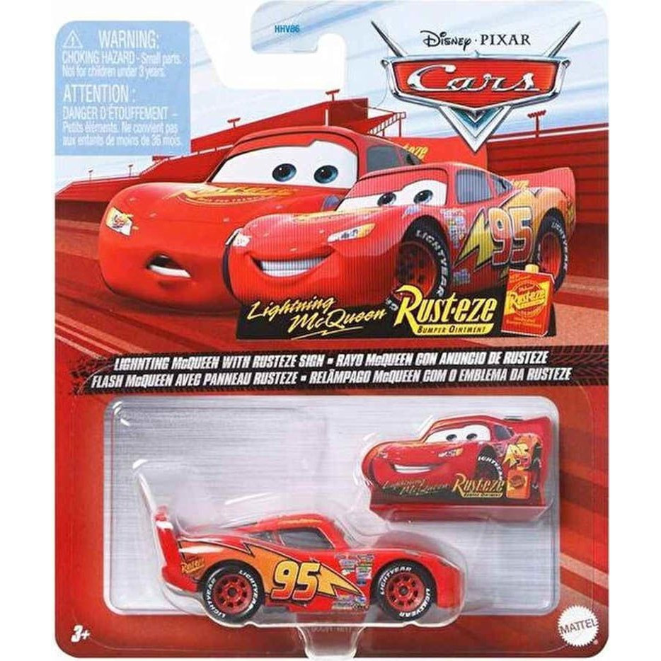 Mattel Disney Pixar Cars 3 Αυτοκινητάκι Lightning Mcqueen With Sign ...