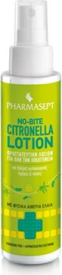 Pharmasept No Bite Citronella Εντομοαπωθητική Λοσιόν σε Spray 100ml ...