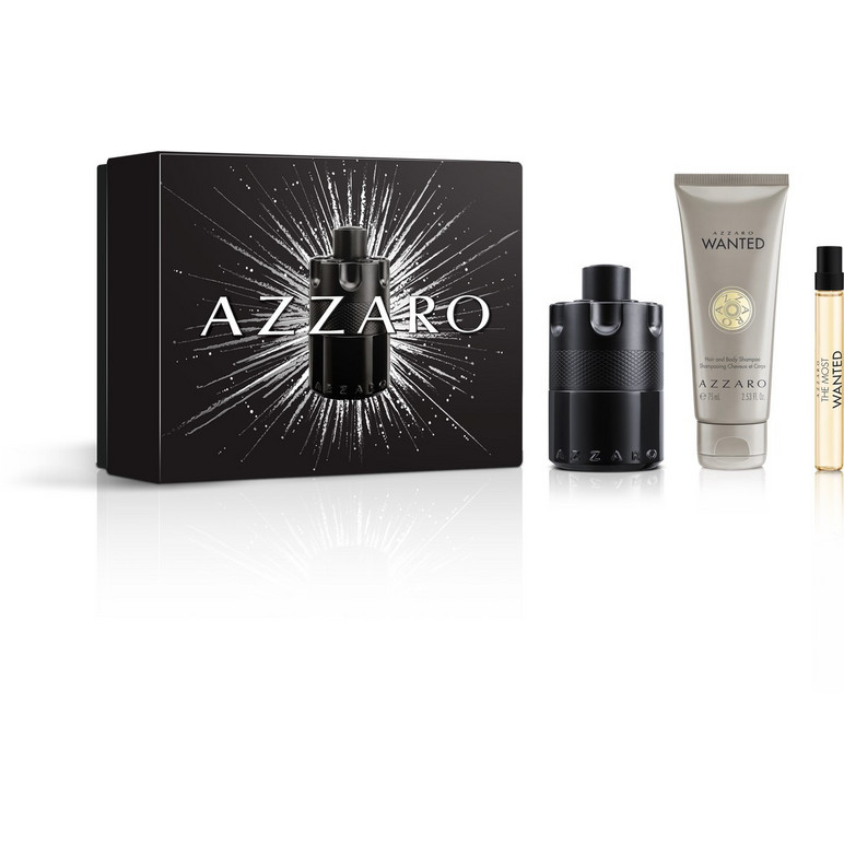 Azzaro The Most Wanted Intense Eau de Parfum 100ml + 10ml + Hair & Body ...