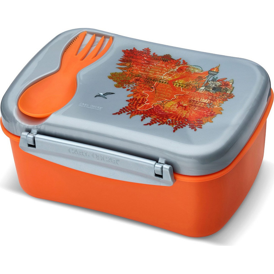 Carl Oscar Wisdom N'ice Box Fire Πλαστικό Παιδικό Σετ Δοχείο Φαγητού ...