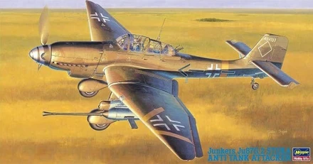 Hasegawa Junkers Ju 87G-2 Stuka Anti Tank Attacker Συναρμολογούμενο ...