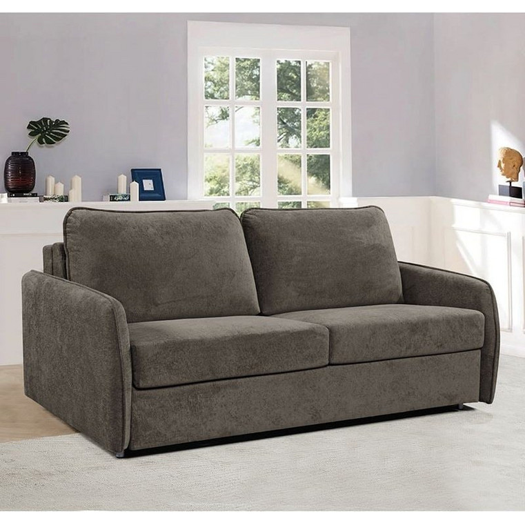 Woodwell Lester Τριθέσιος Καναπές Κρεβάτι Καφέ 180x98x89cm Ε9940,2 ...