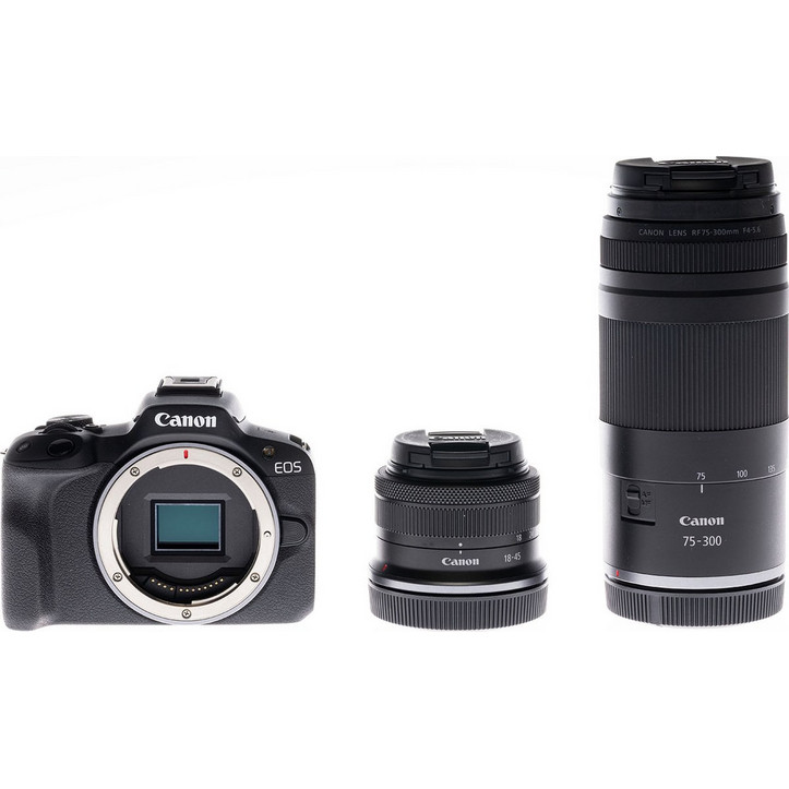 Canon EOS R50 +RF-S Mirrorless Φωτογραφική Μηχανή Crop Frame + Kit 18 ...