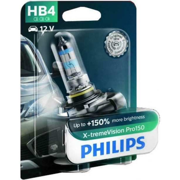 Philips HB4 X-treme Vision Pro150 Αλογόνου 12V 51W 1τμχ | BestPrice.gr