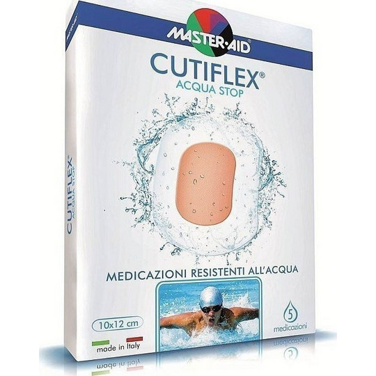 Master Aid Cutiflex Αδιάβροχες Αυτοκόλλητες Γάζες 10x6cm 5τμχ ...