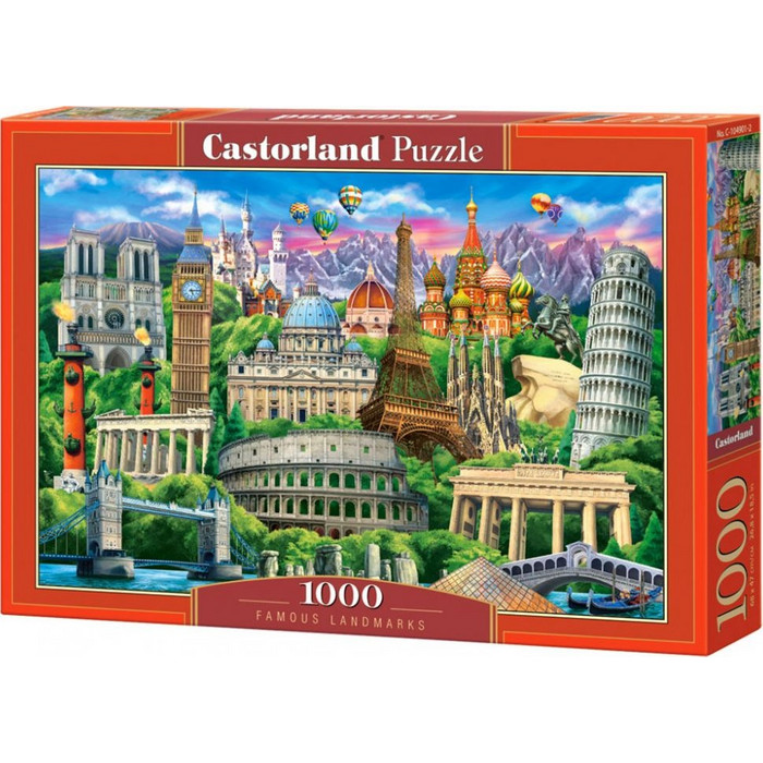 Puzzle Castorland Famous Landmarks 1000 Κομμάτια | BestPrice.gr